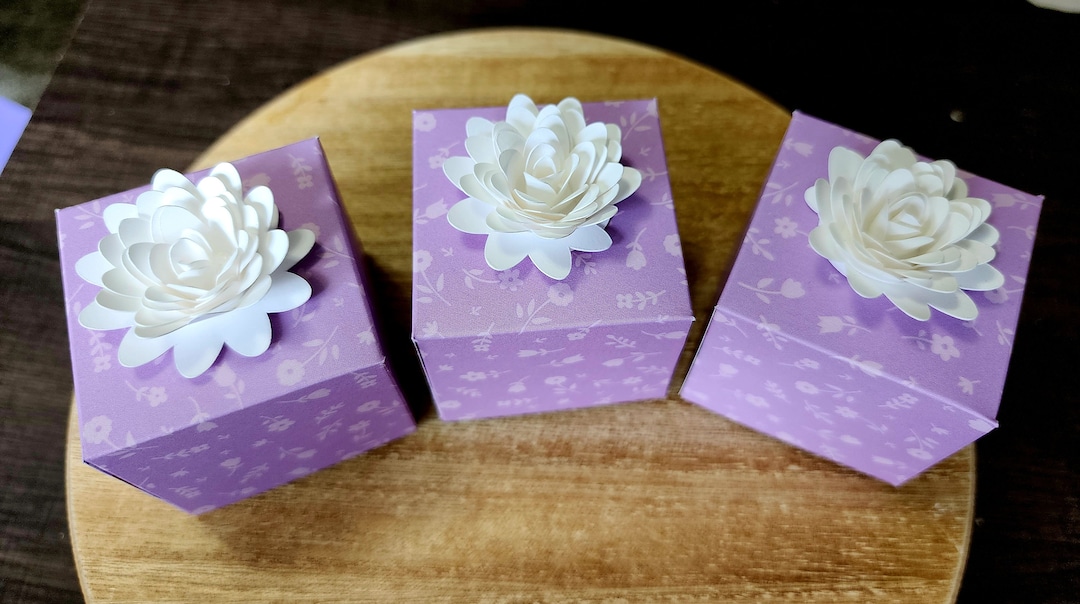 Mini Boxes, Small Gift Box, Set of 3 Gift Boxes, Handmade Mini Gift ...