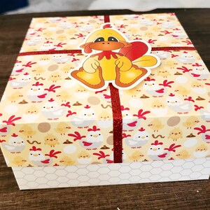 Gift Box, Chicken Gift Box, Birthday Gift Box, Gift Box With Lid, Gift ...