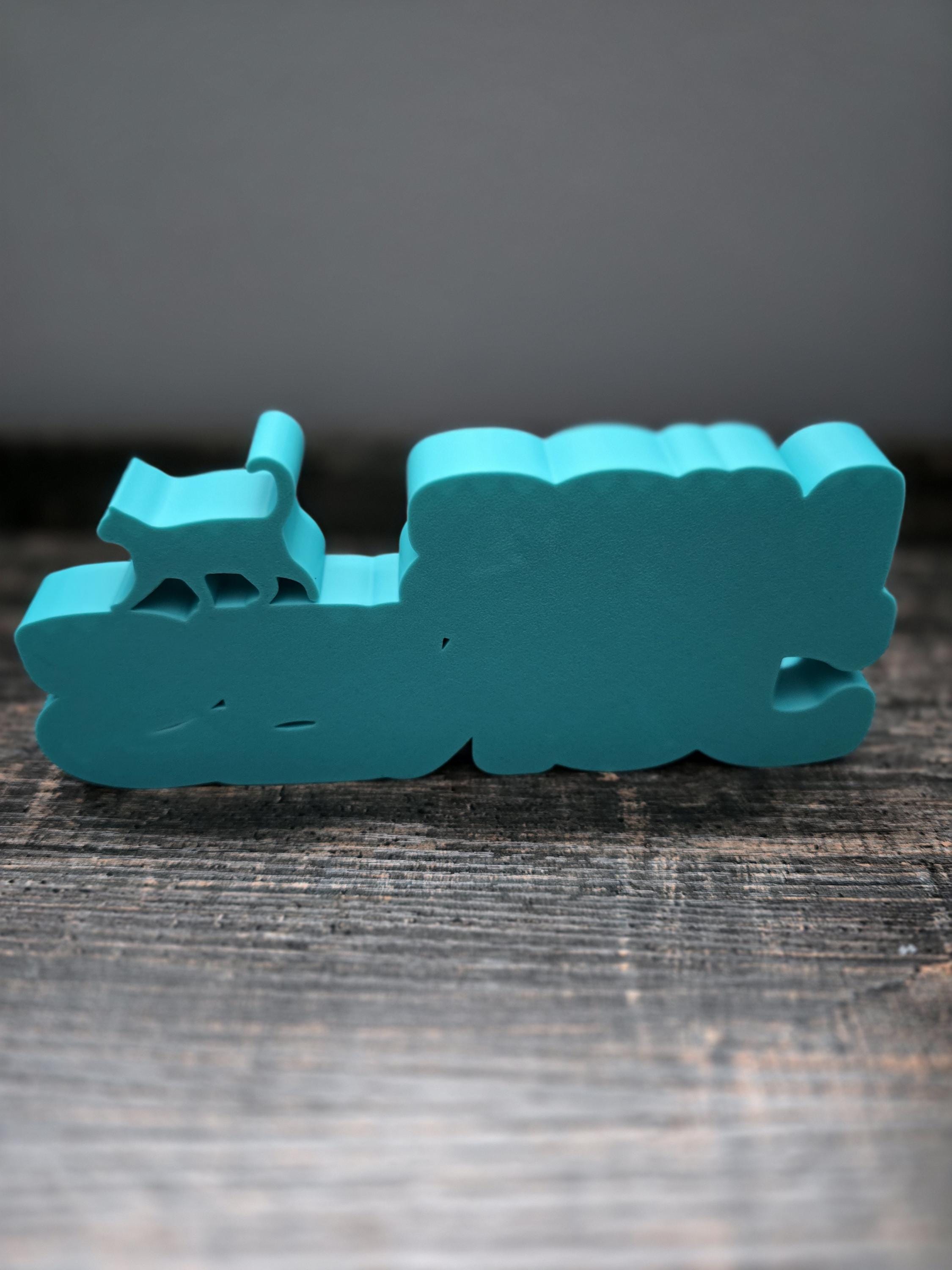 3D Printed Cat Name Plate: Customize With Your Name. - Etsy