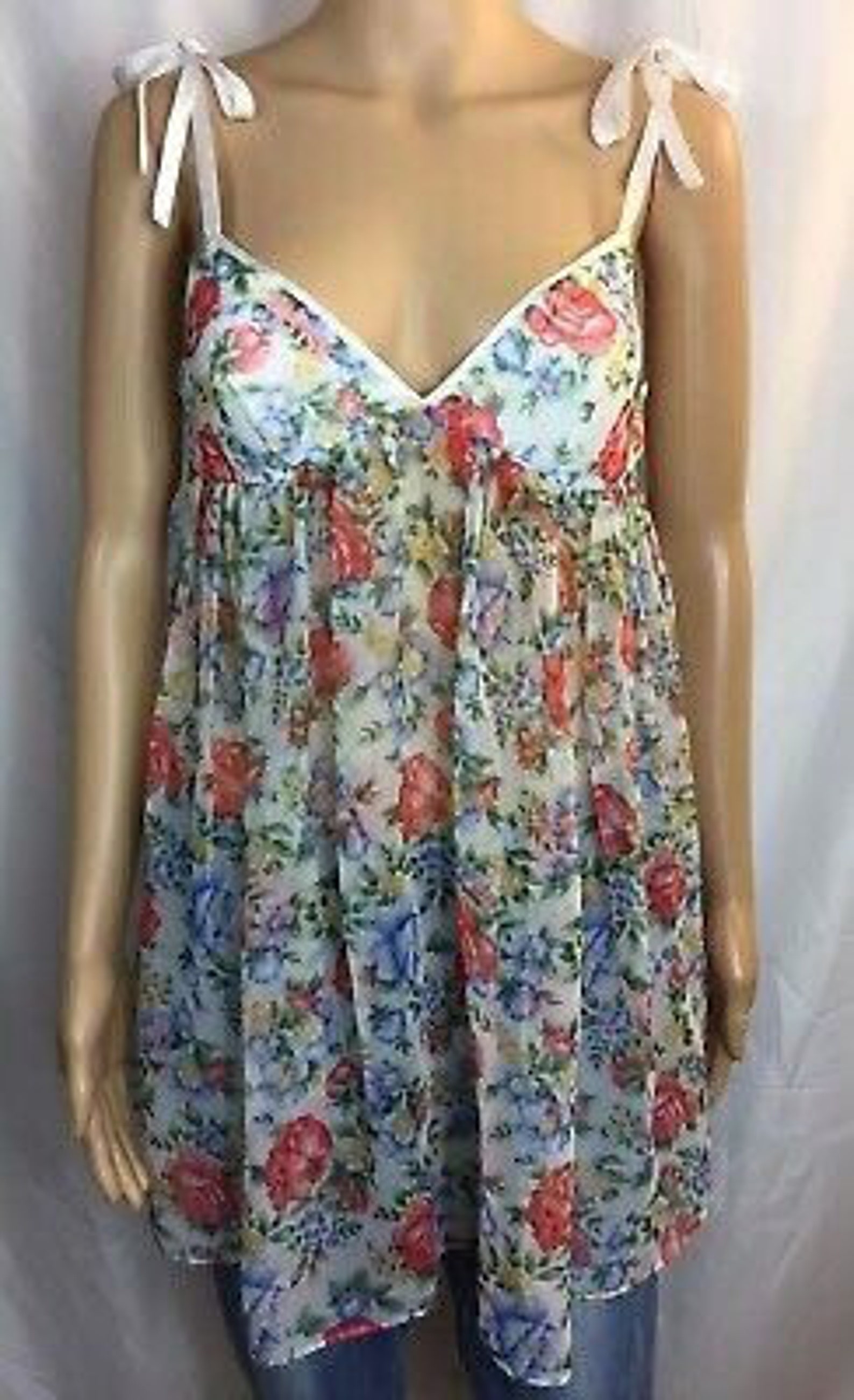 Vintage Victoria's Secret Baby Doll Set Floral XS | Etsy