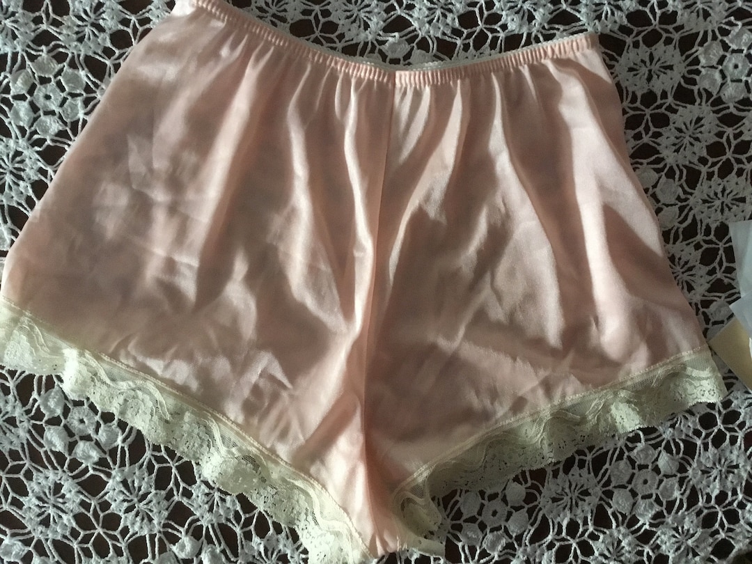 Pink Tap Pants Panties Lace Edges Small Vintage Nylon! - Etsy