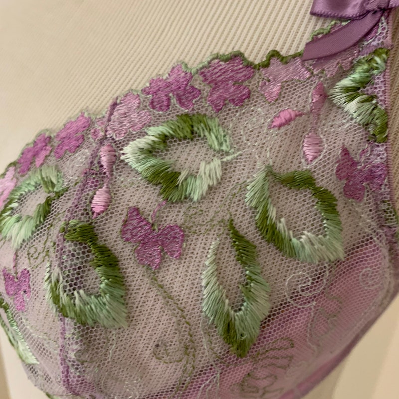 Embroidered Bra - Etsy