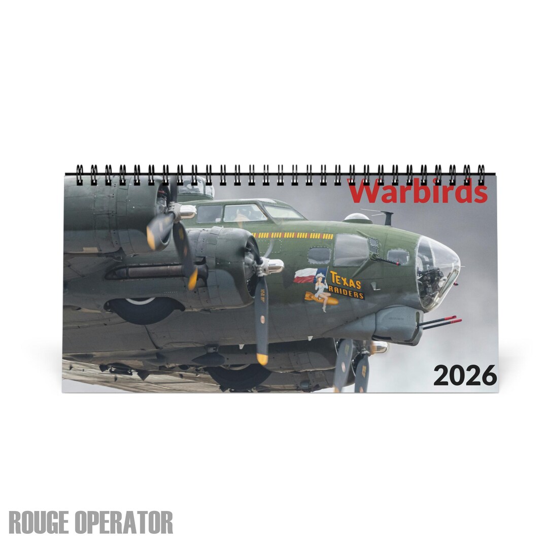 WWII Warbird Airplanes, 2026 Desk Calendar 10 × 5 Inch - Etsy