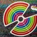 Rainbow Practice Flow Fans | Russian Grip | Fully Customizable - Etsy