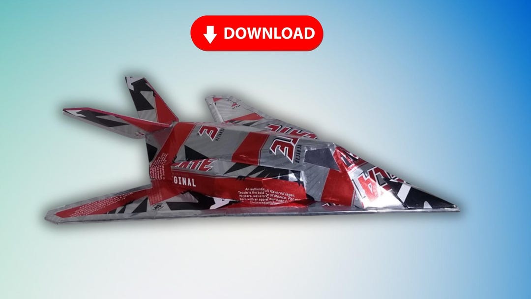 Soda Can Airplane F-117 Nighthawk Pop Can Aviation DIGITAL PLANS - Etsy