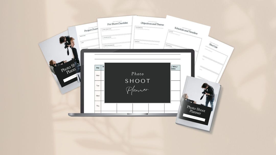 Photo Shoot Planner: Project & Client Tracker (printable PDF) - Etsy