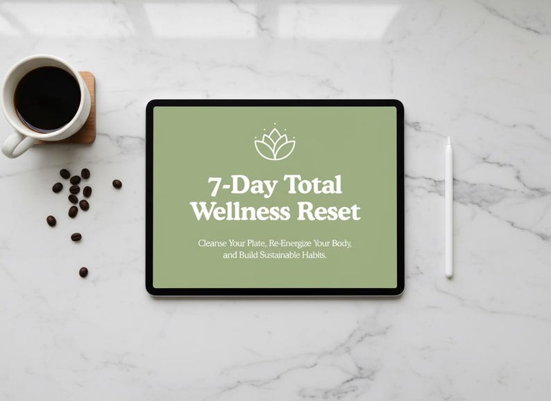 7-day Total Wellness Reset | Digital Download | Holistic Health Plan ...