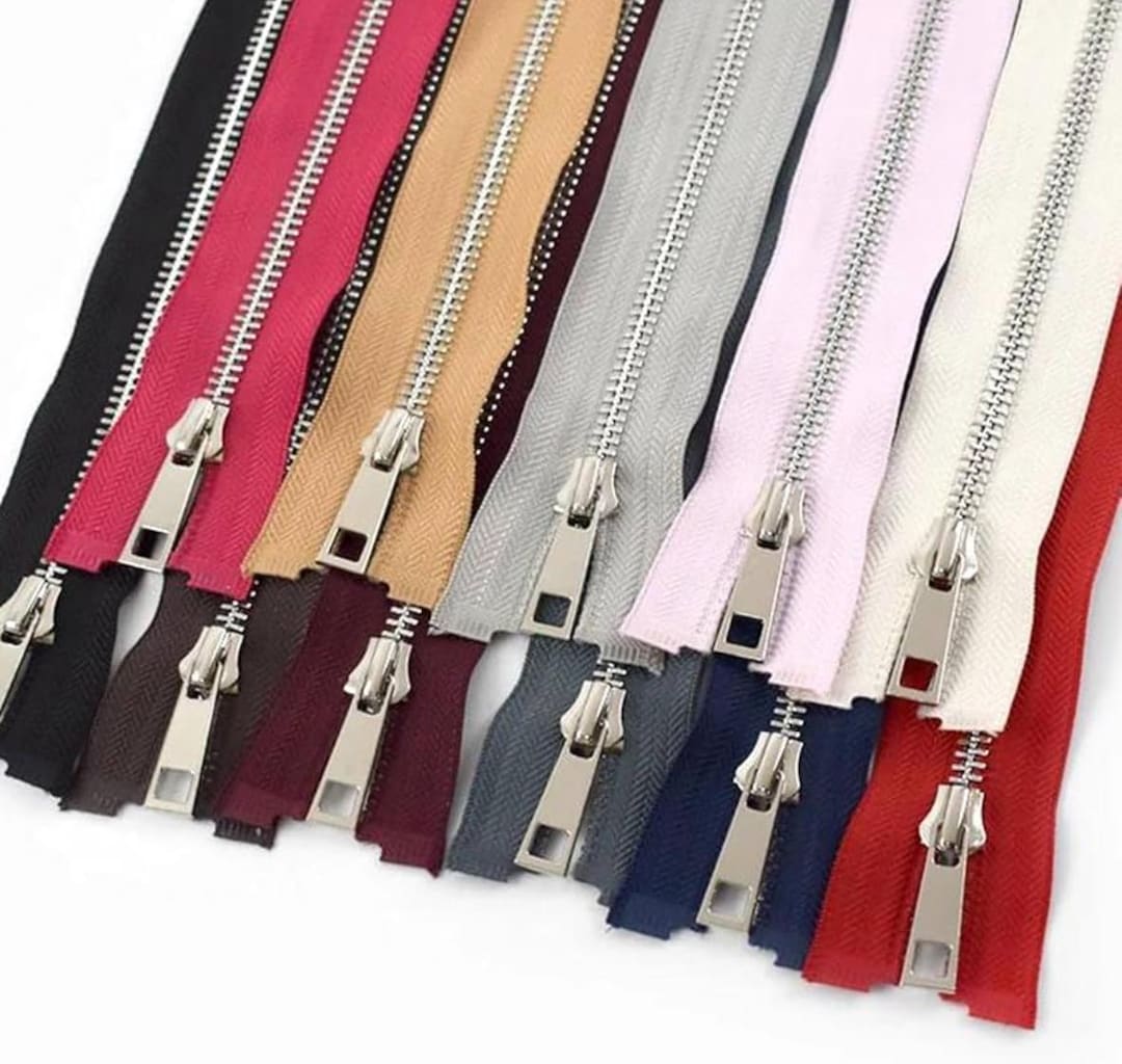 Custom Metal Teeth Zipper, - #5 Separating Jacket Zipper - 550 Colors ...