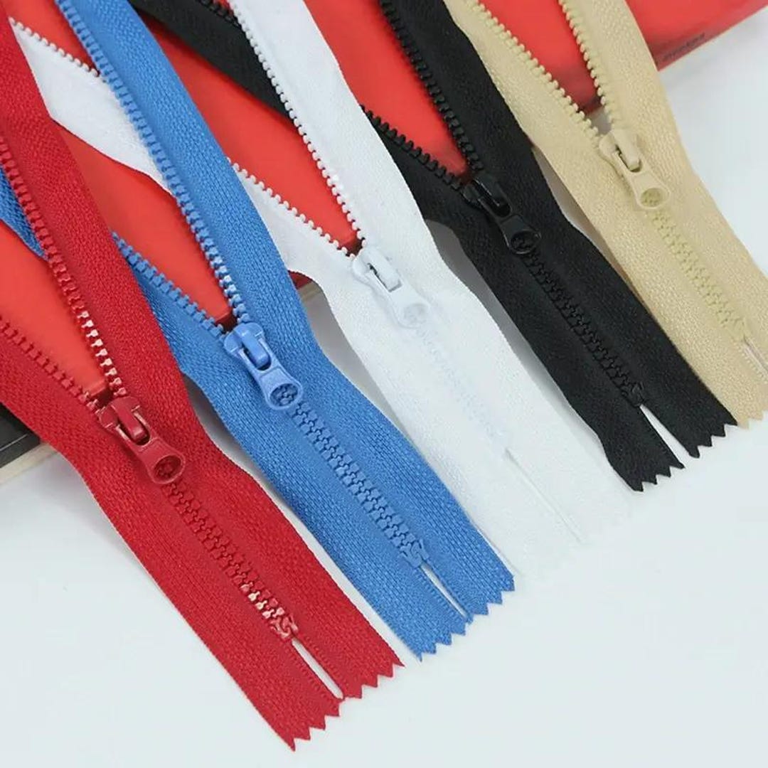 Separating Open Ended Reversible Zipper – Vislon Plastic Chunky Teeth ...