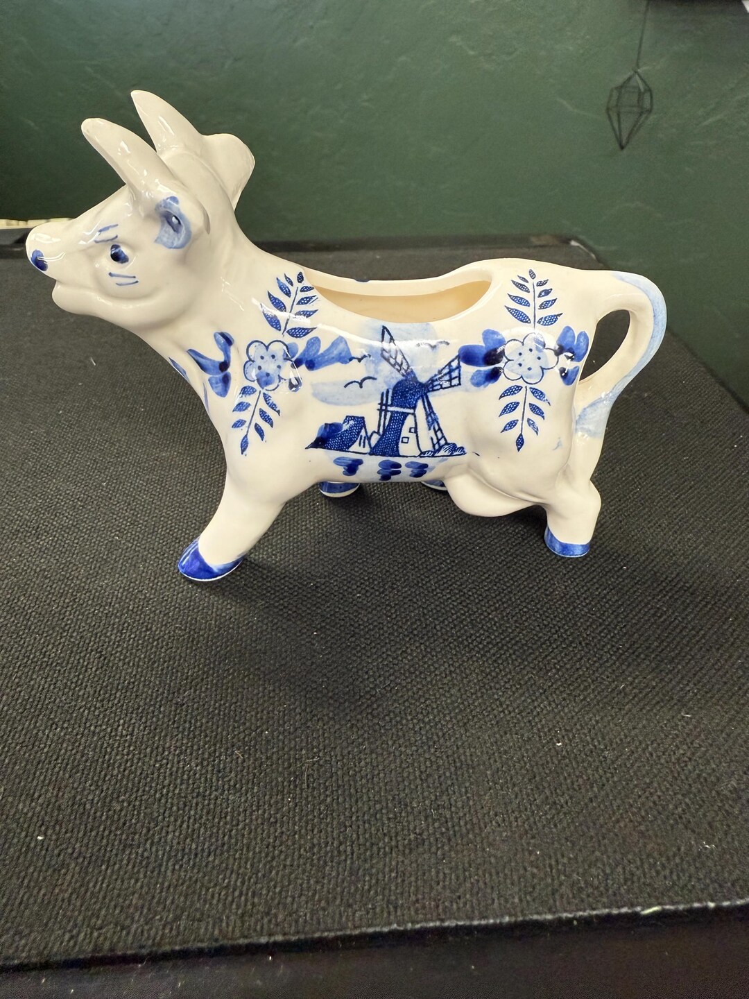 Royal Delft Blue Cow Creamer - Etsy