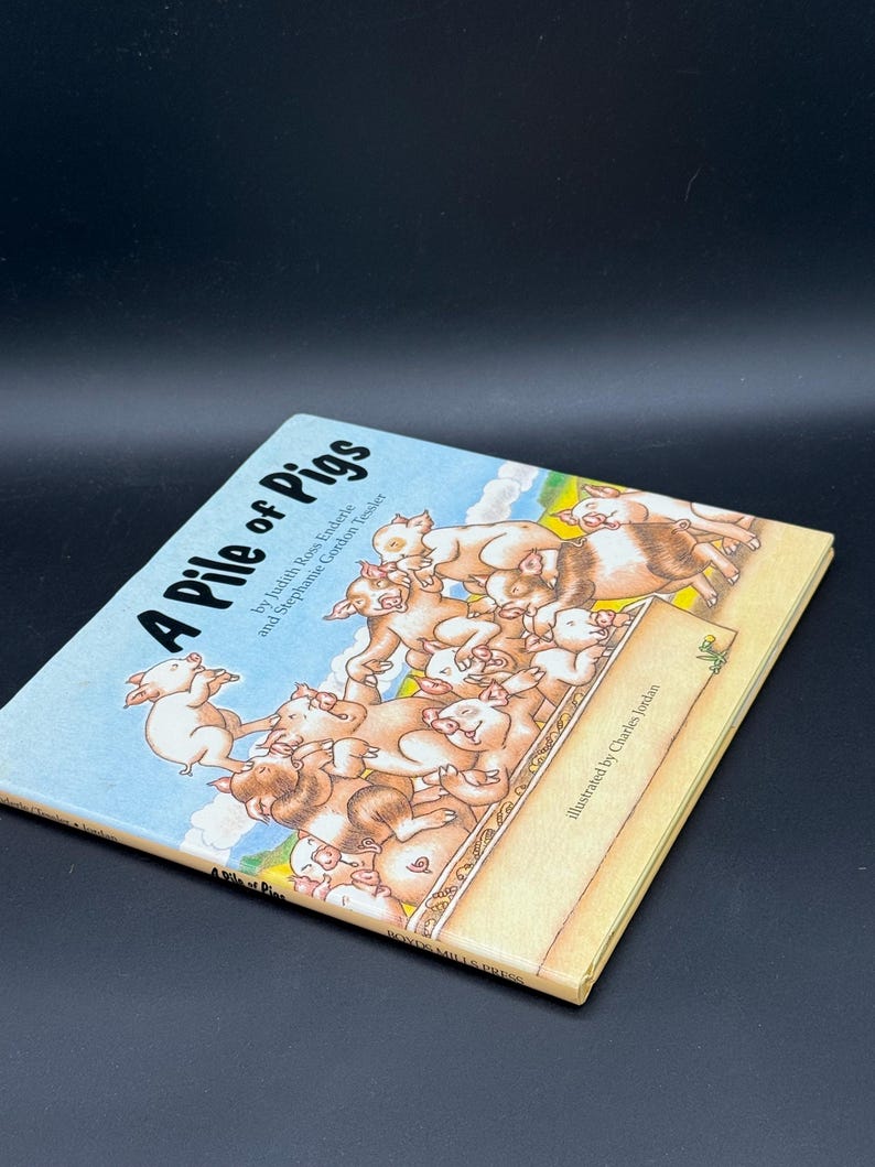 1993 A Pile of Pigs - Children’s Book- Vintage - Etsy