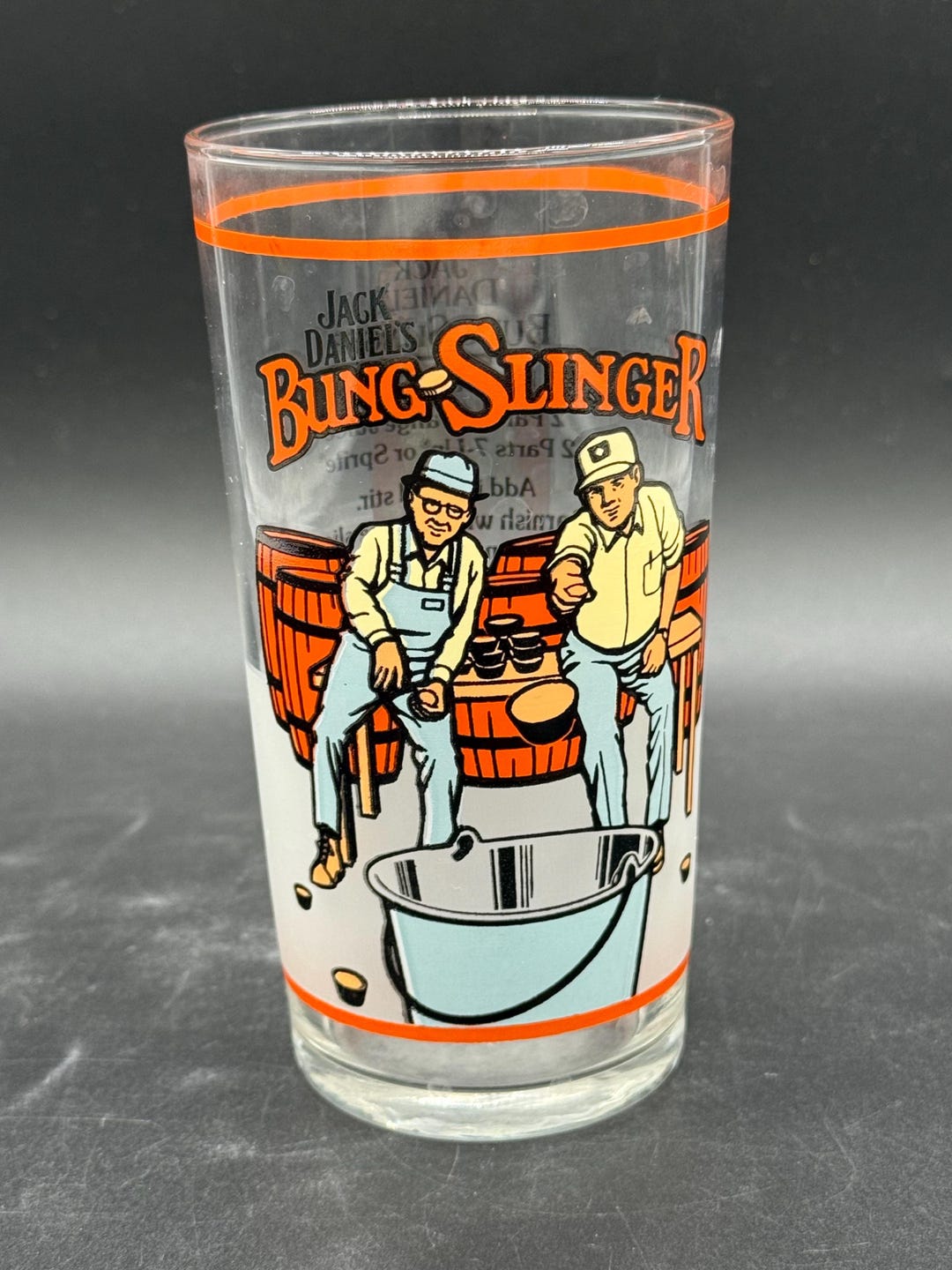 Jack Daniel's Bung Slinger Drinking Glass With Recipe New - Etsy