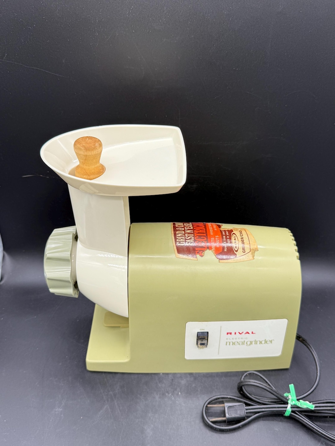 Vintage - RIVAL - Compact Electric Meat Grinder - Model 2105 - Avocado ...