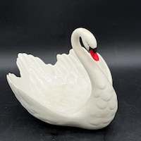 Set of Two Vintage Swan Planter Pot - Etsy