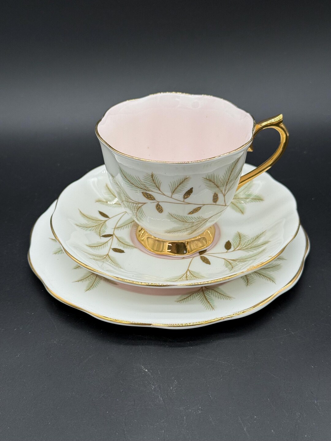 Vintage Royal Albert Braemar Tea Set: Pink English Bone China, 17pc - Etsy