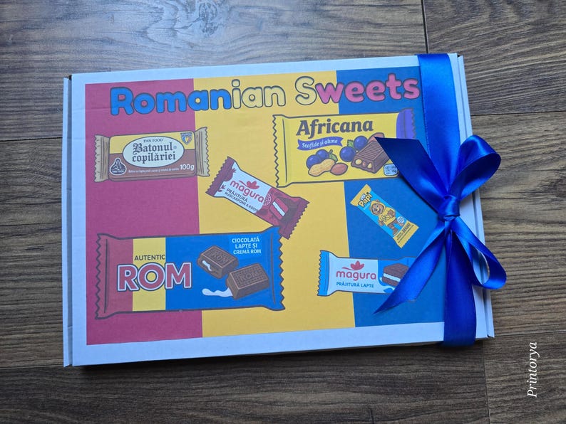 Personalized Romanian Candy Box: Eastern European Chocolate Gift - Etsy ...