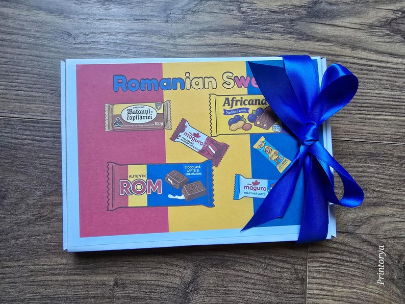 Personalized Romanian Candy Box: Eastern European Chocolate Gift - Etsy ...
