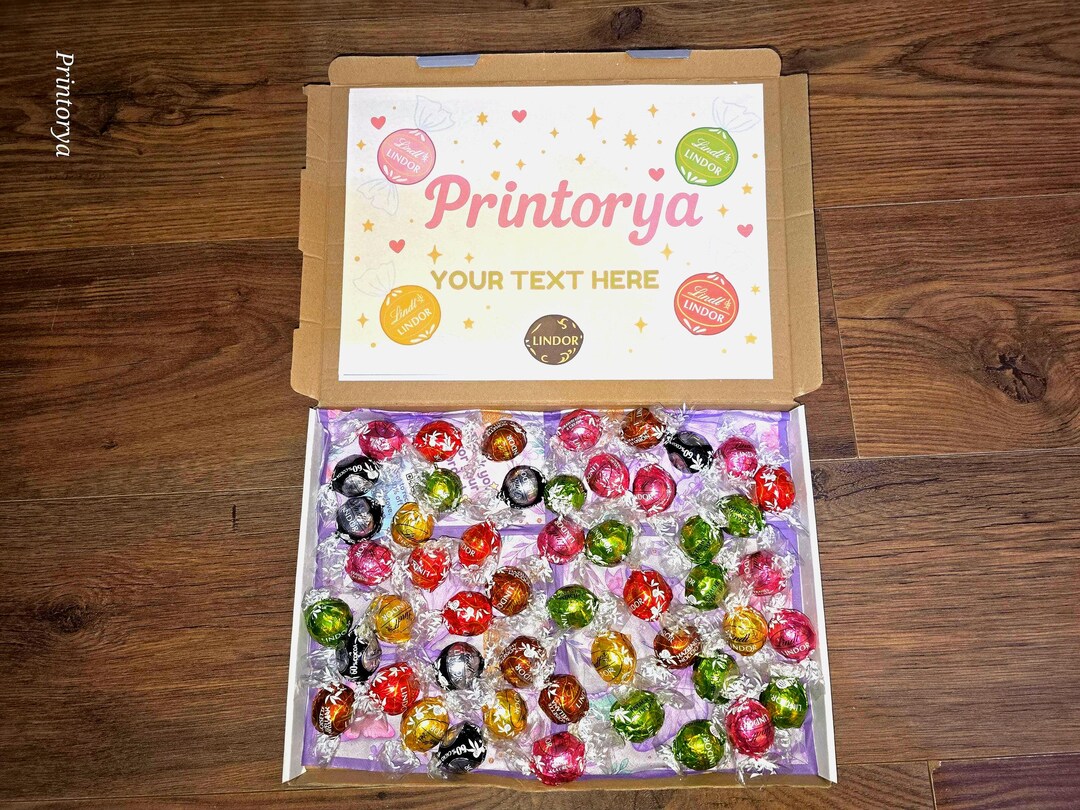 Luxury Birthday Sweet Box | Personalised Chocolate Gift Hamper | Custom ...