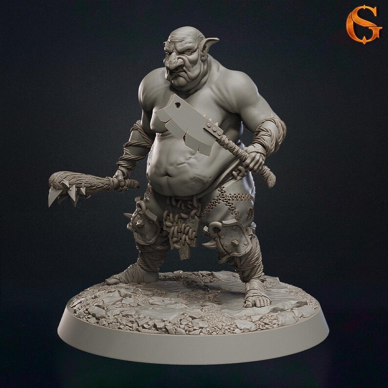 Fat Goblin Monster Miniature: Detailed Resin RPG Figure - Etsy