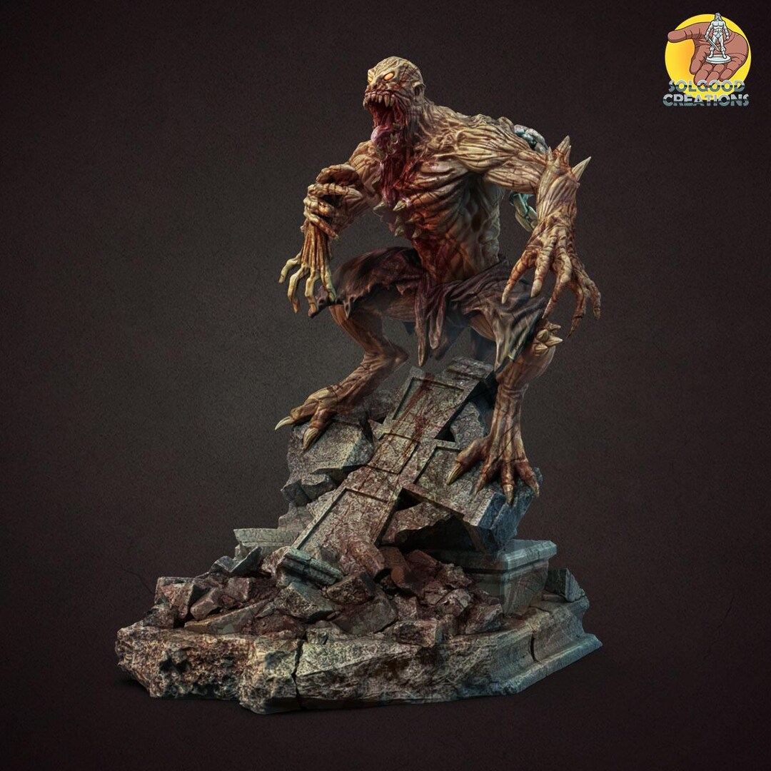 Ghoul Miniature - Scrounge, Ghoul Bodyguard by Solgood Creations | Gift ...