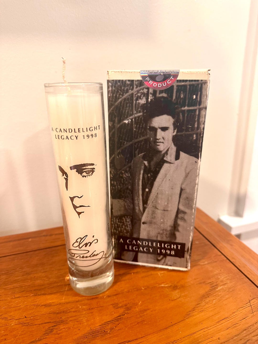 Vintage Elvis Presley Candlelight Legacy 1988 Candle, Elvis Presley ...