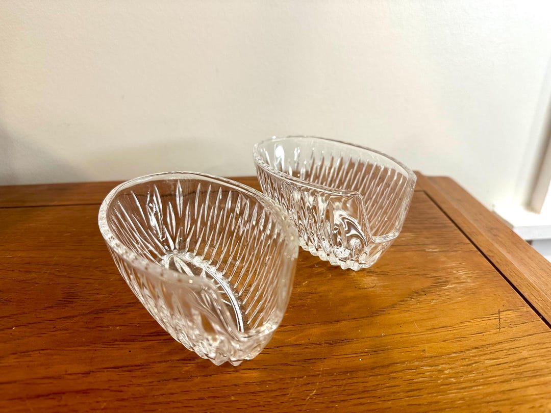 Princess House Royal Highlights Crystal Utensil Holder, Set of 2 - Etsy