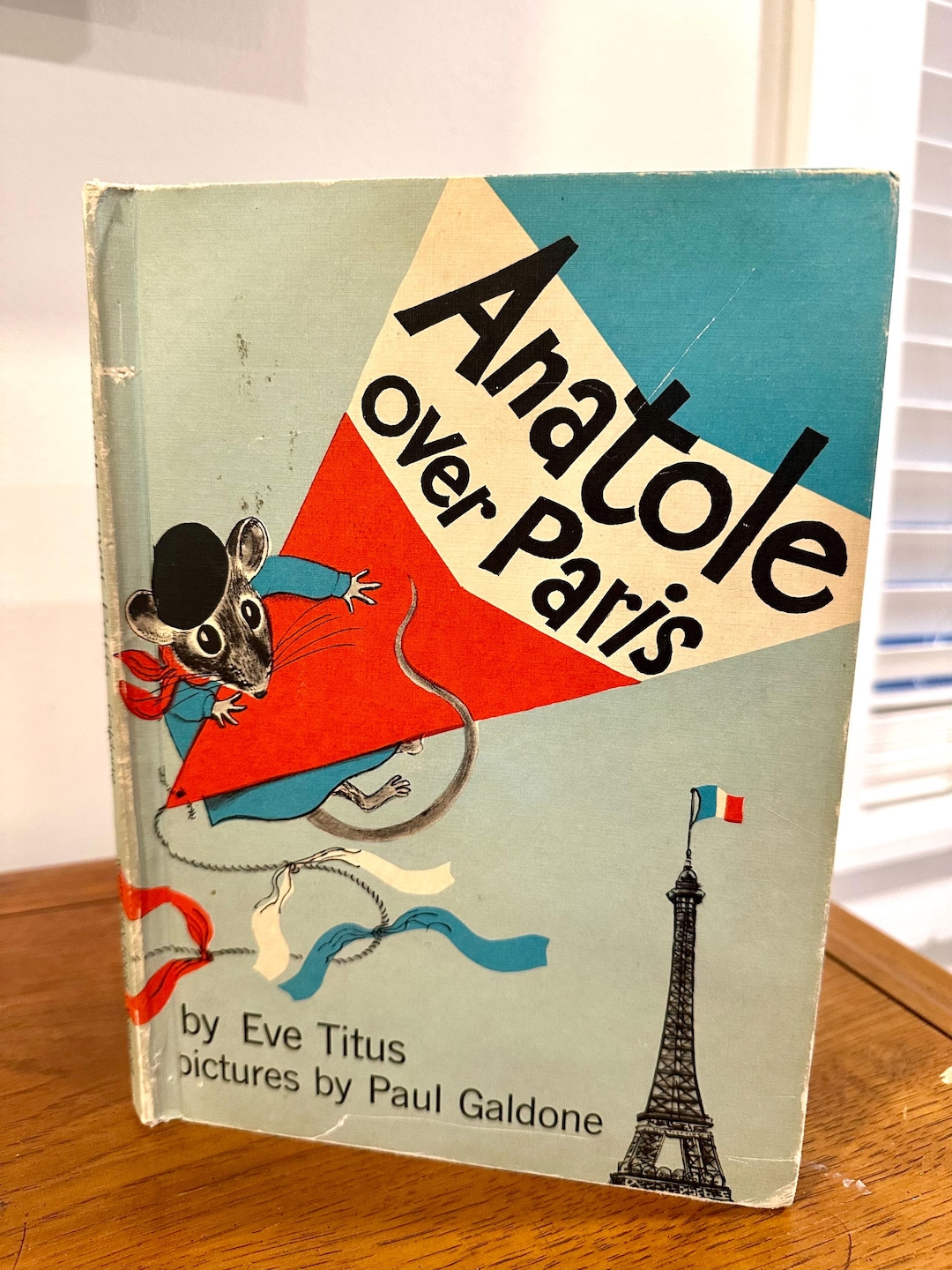 Vintage 1961 Anatole Over Paris by Eve Titus, Children’s Book Club ...