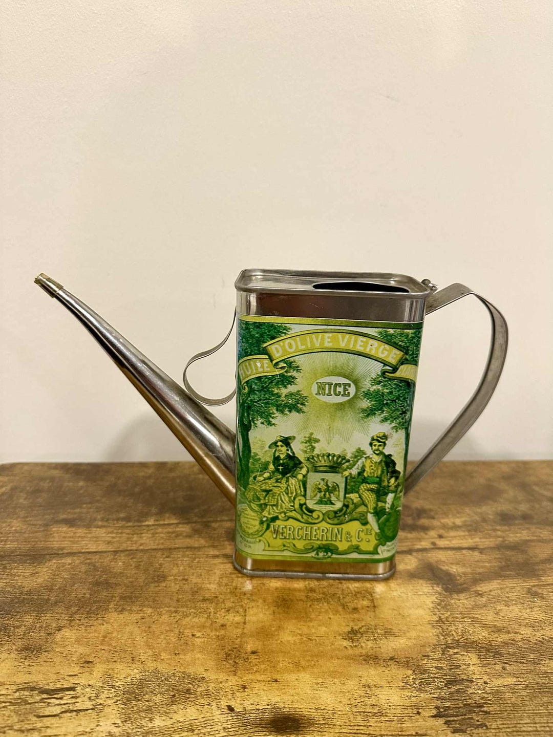 Vintage Amco Aluminum Olive Oil Tin Van - Vercherin D'olive - Etsy