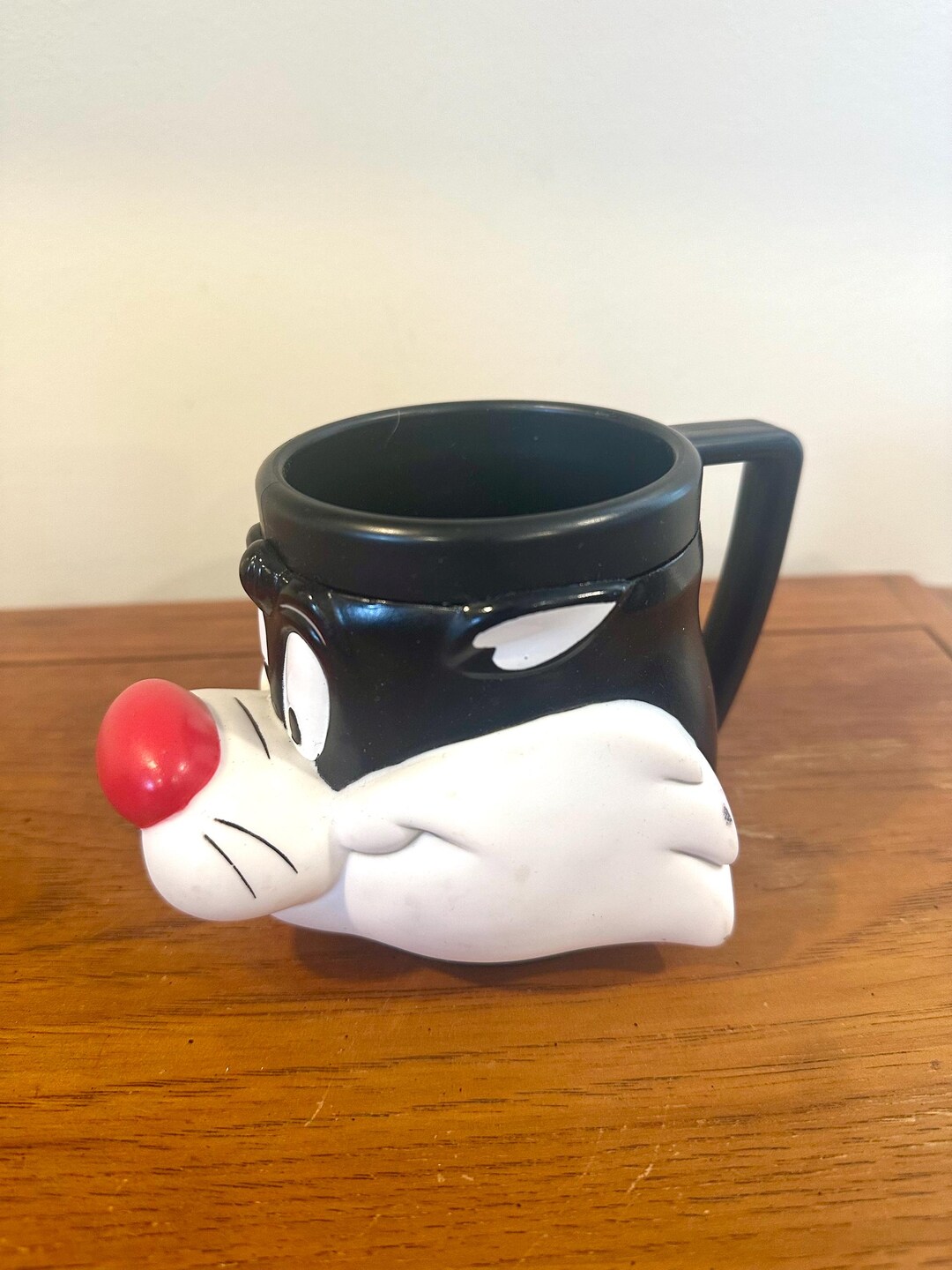 Vintage 1990s Sylvester the Cat 3D Mug Made of Hard Plastic - Etsy