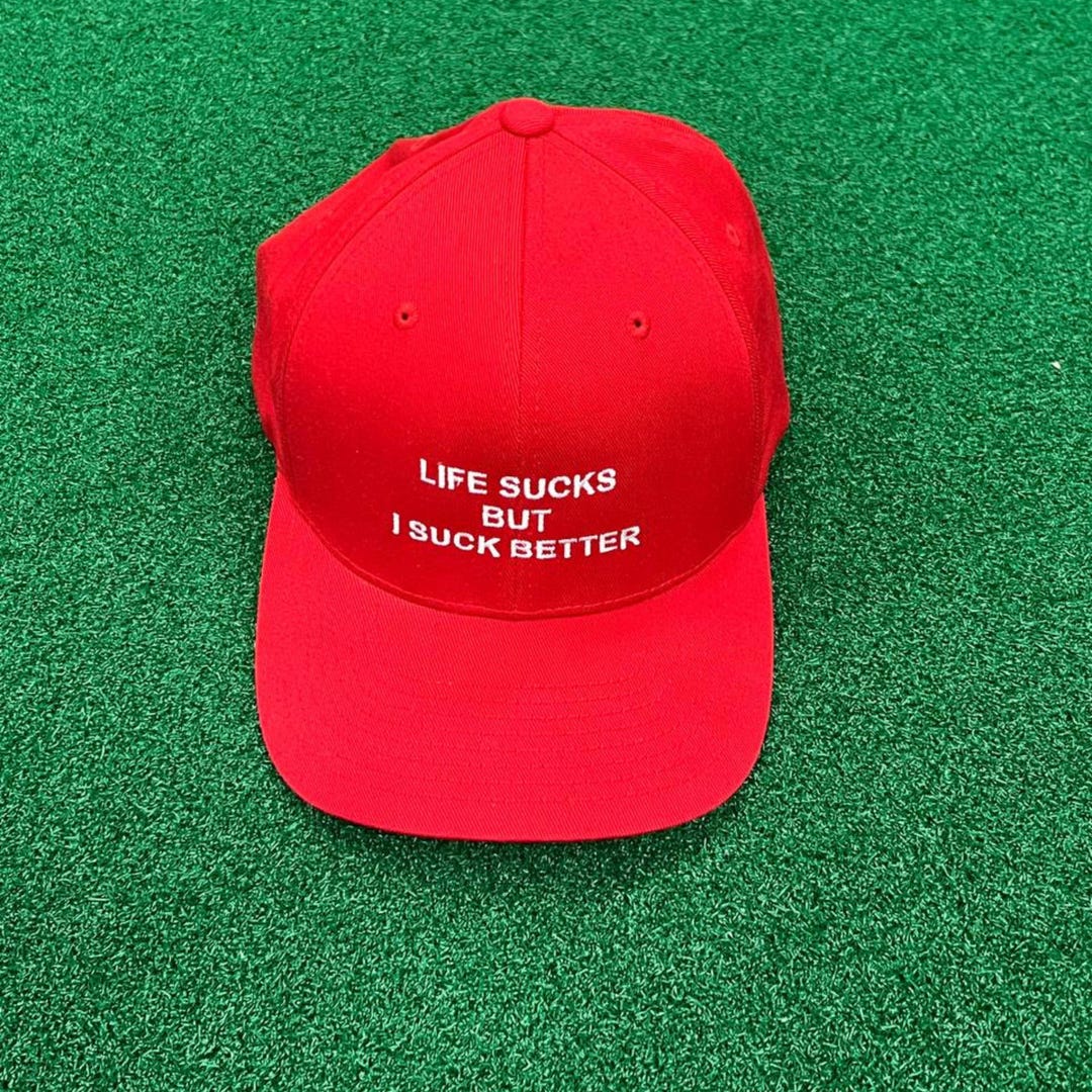 Funny Slogan Baseball Cap: Edgy Humor Gag Gift - Etsy