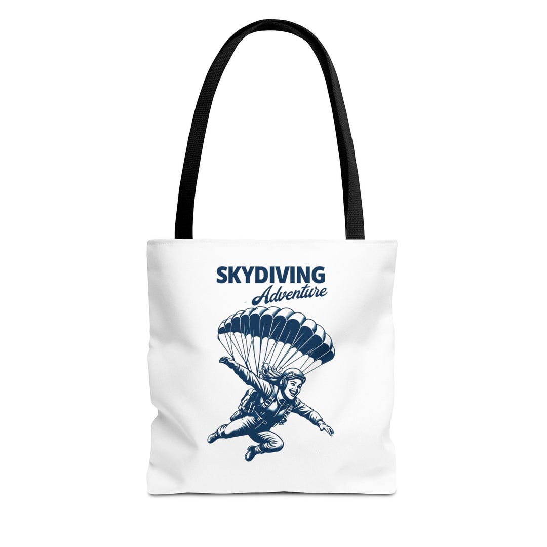 Skydiving Tote Bag - Adventure Travel Carryall for Skydivers ...