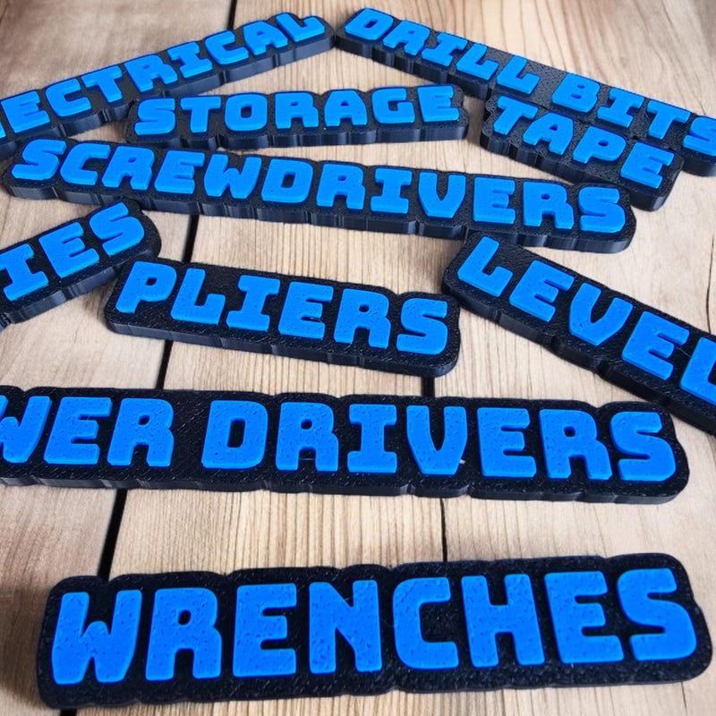 Mini Toolbox Labels - Etsy