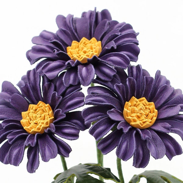 Purple Gerbera Daisy - Etsy