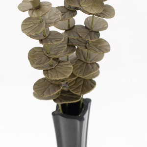 Leather Eucalyptus Stems Flower Bouquet Foliage Leather Greenery Filler ...