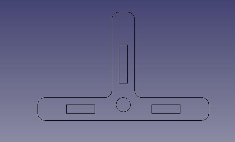 Sail-shaped Railing Posts DXF, Laser Cut, Rod or Cable, Wall or Floor ...