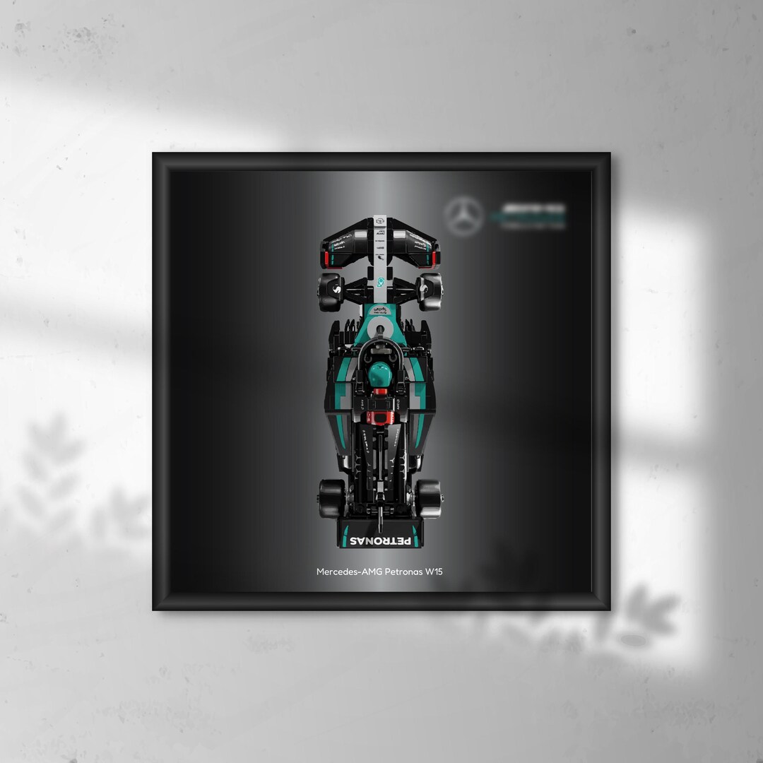 3x Poster for Mercedes-amg Petronas W15 | Digital Wall Poster 25 X 25 ...