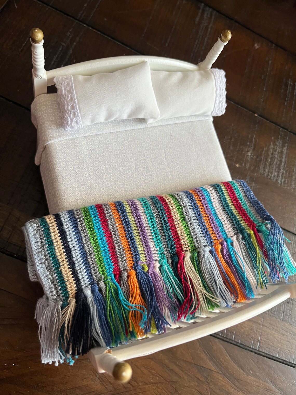Miniature Crochet Blanket, - Etsy