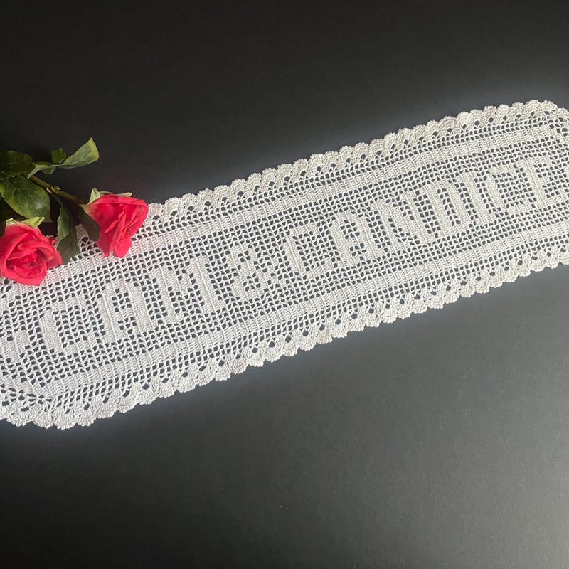 Crochet Name in a Frame - Etsy