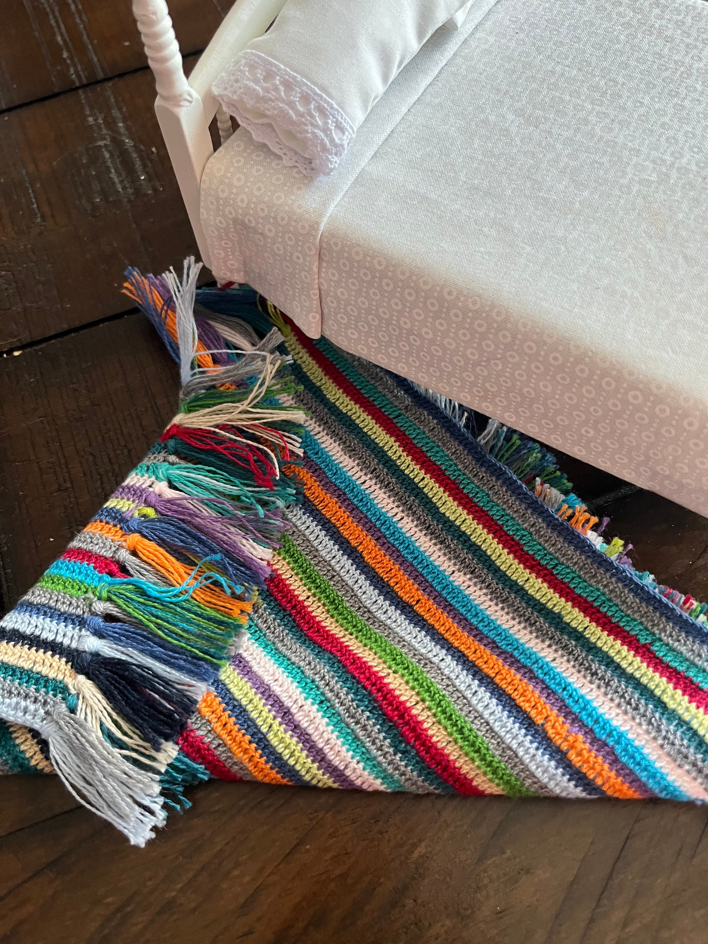 Miniature Crochet Blanket, - Etsy