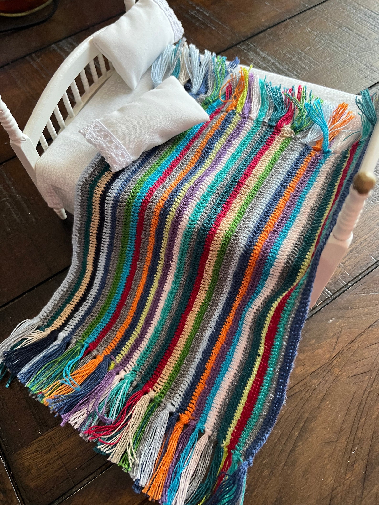 Miniature Crochet Blanket, - Etsy