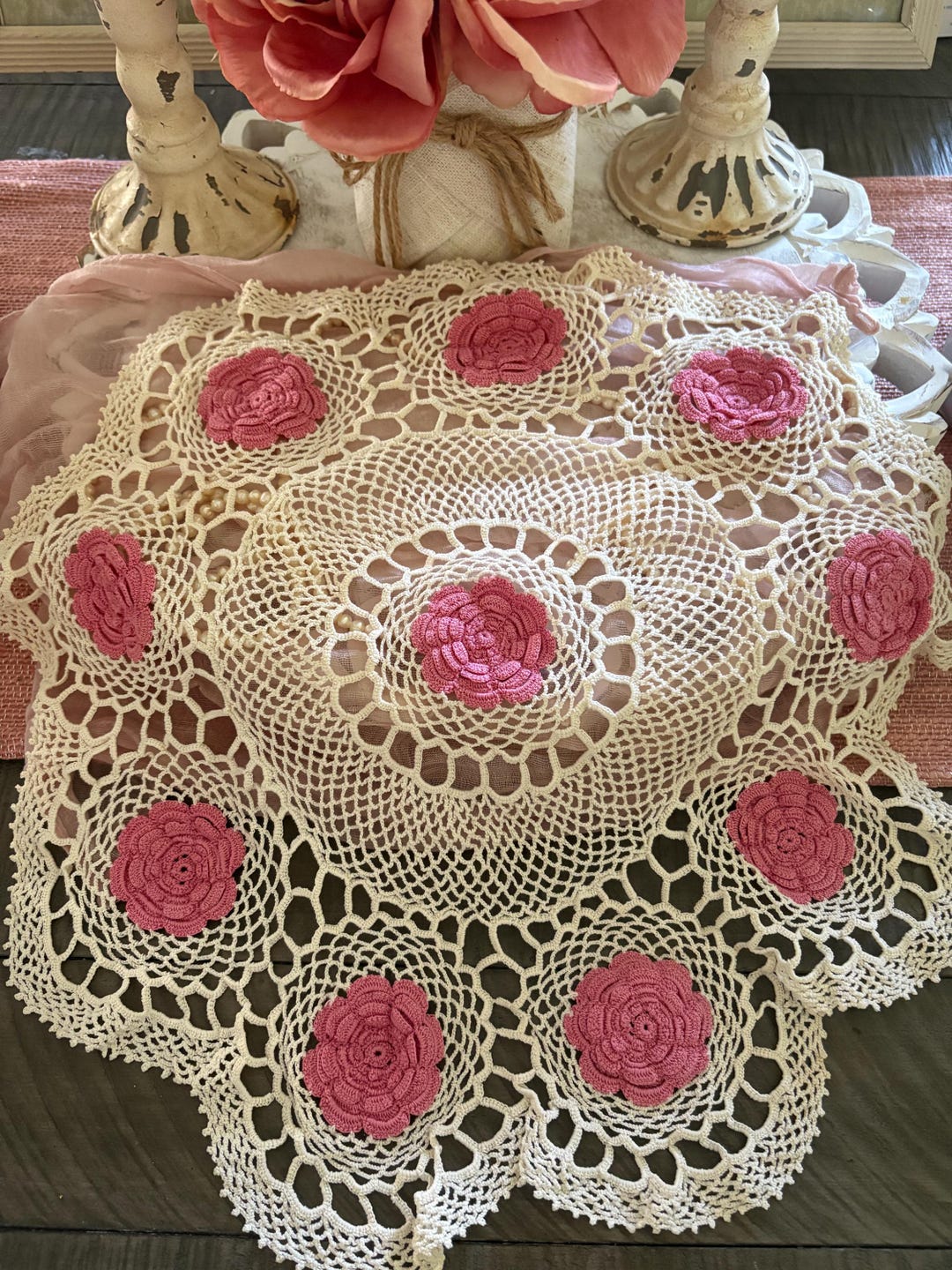 Vintage Doily, Ornamental Mat, Use This Beautiful Doily to Display Your ...