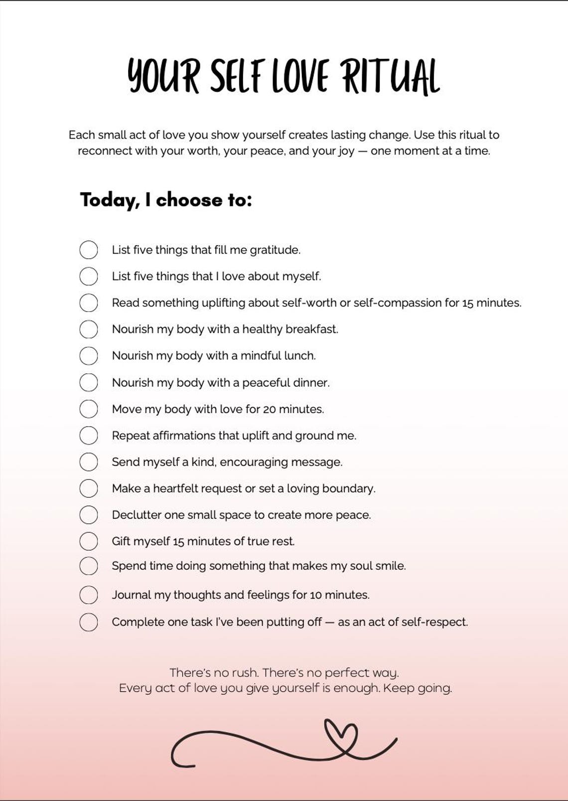 Self-love Workbook | Mental Health Journal | Daily Prompts ...