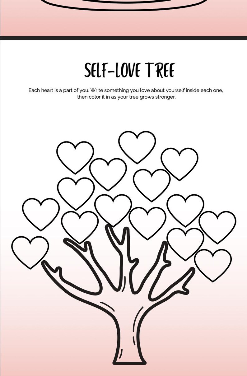 Self-love Workbook | Mental Health Journal | Daily Prompts ...