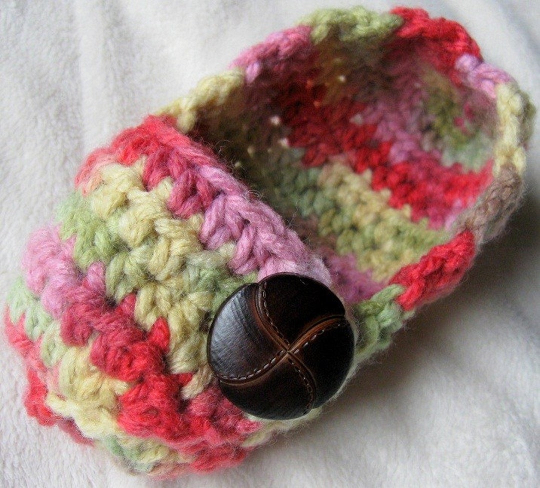 Instant PDF Download CROCHET Cross Over Toe Ballet Slipper Pattern (12 ...
