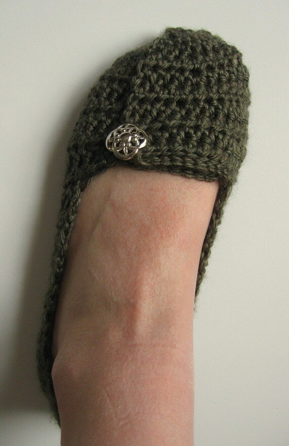 Instant PDF File for Easy Quick Crochet Cross Over Toe Ballet Slipper ...