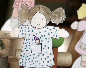 Paper Dolls Printable Seasons of the Year Boys Full - Etsy