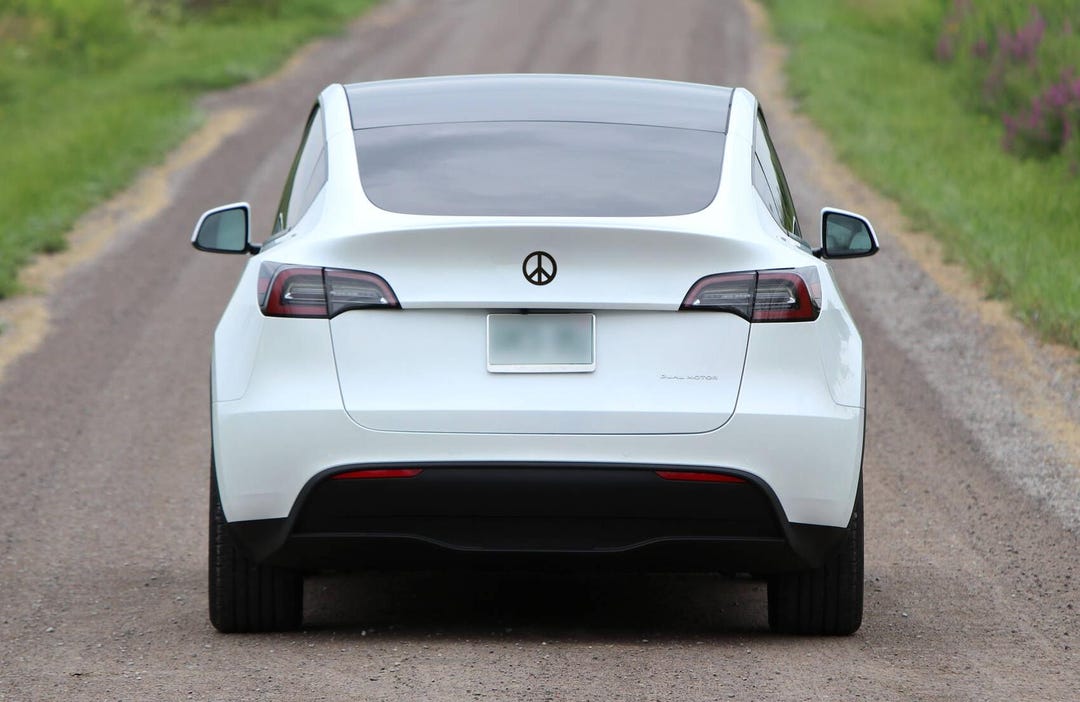 Peace Sign Badges for Your Tesla - Etsy