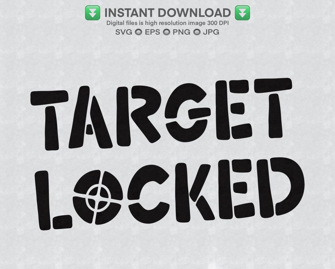 Target Locked Svg, Locked Png, Sniper SVG, Sniper Download, Military ...