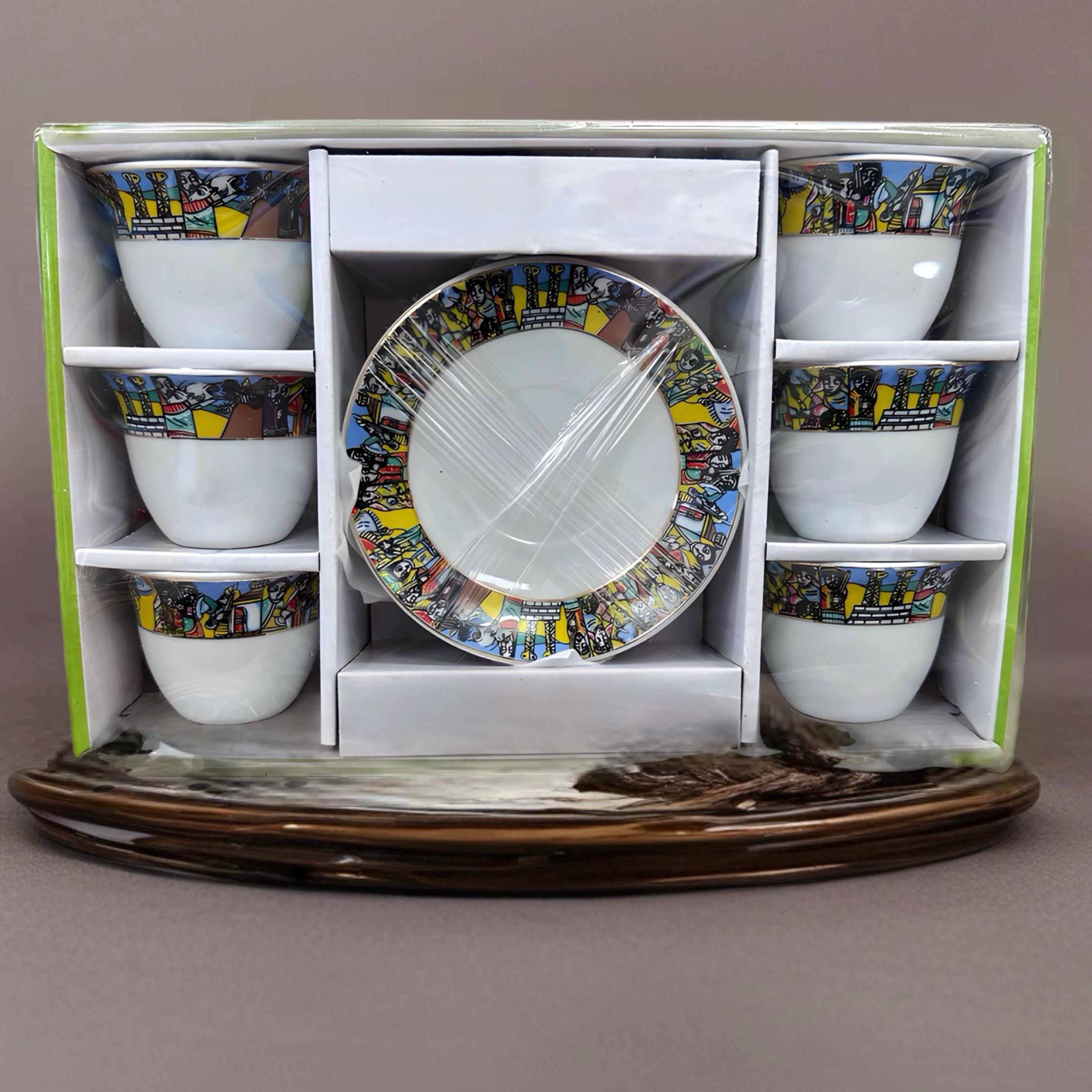 Ethiopian Coffee Cup Set: Traditional Sini Cups & Saucers (12 Pcs) - Etsy