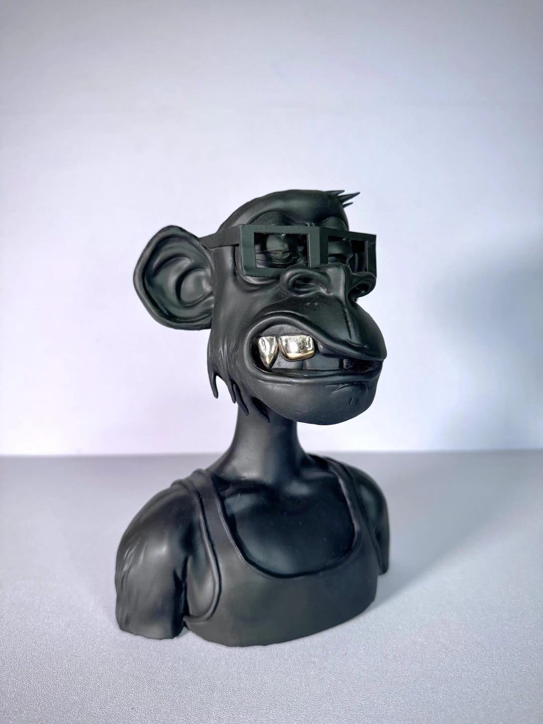 NFT Ape 24k Gold Teeth | Chilled Monkey | Home Decoration | Shelf ...